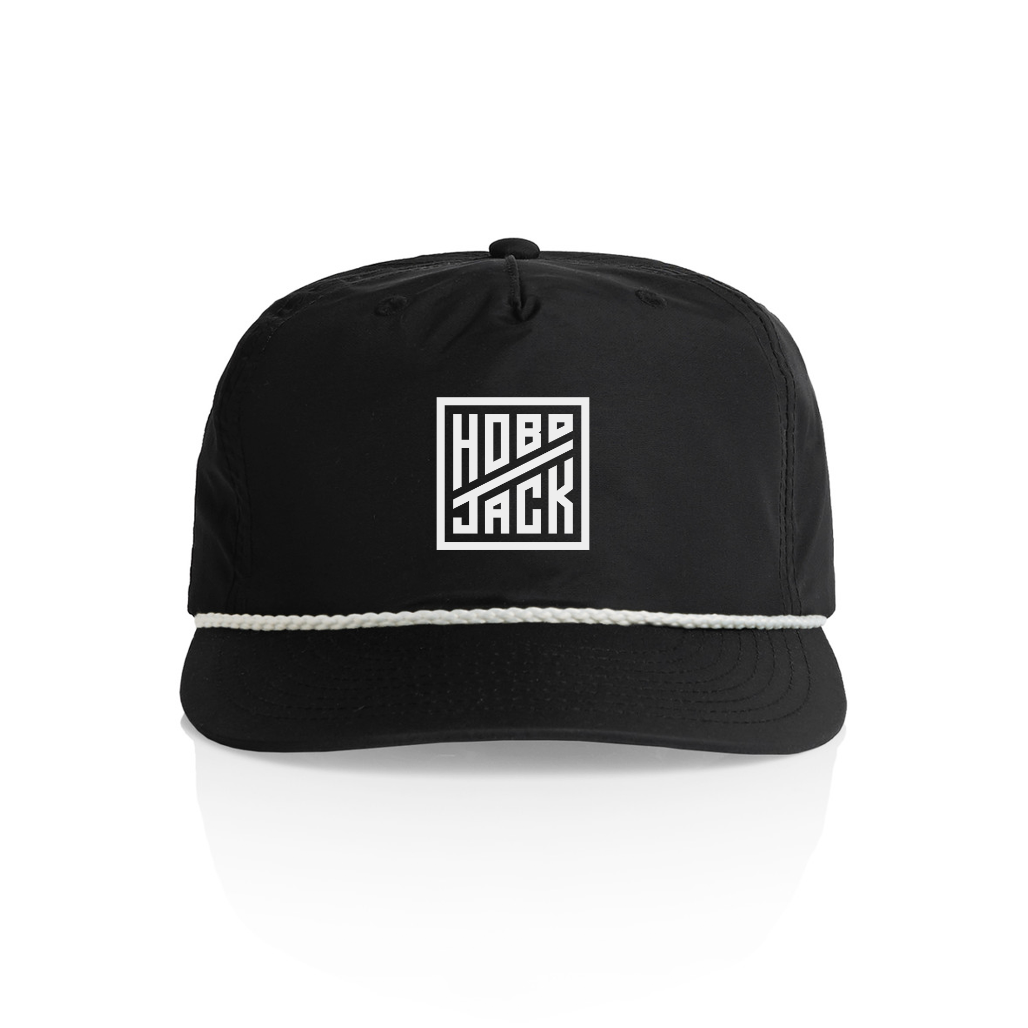 EMBLEM ROPE SURF CAP DELUXE BLACK – Hobo Jack
